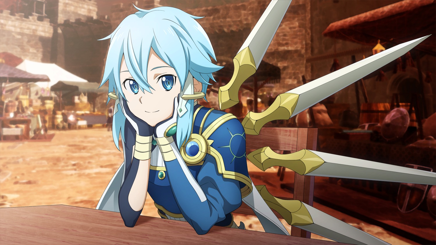 sword art online sword art online last recollection sinon armor game cg tagme weapon | #1126054 ...